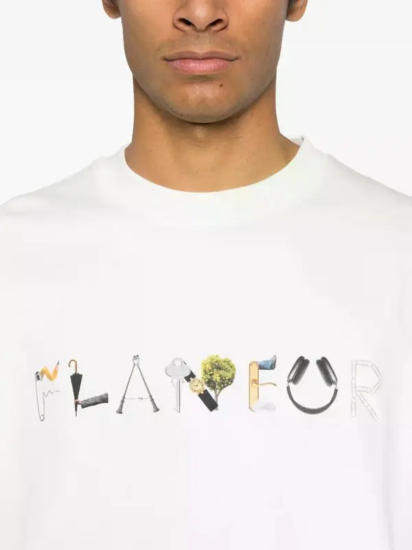 FLANEUR Logo-print T-shirt