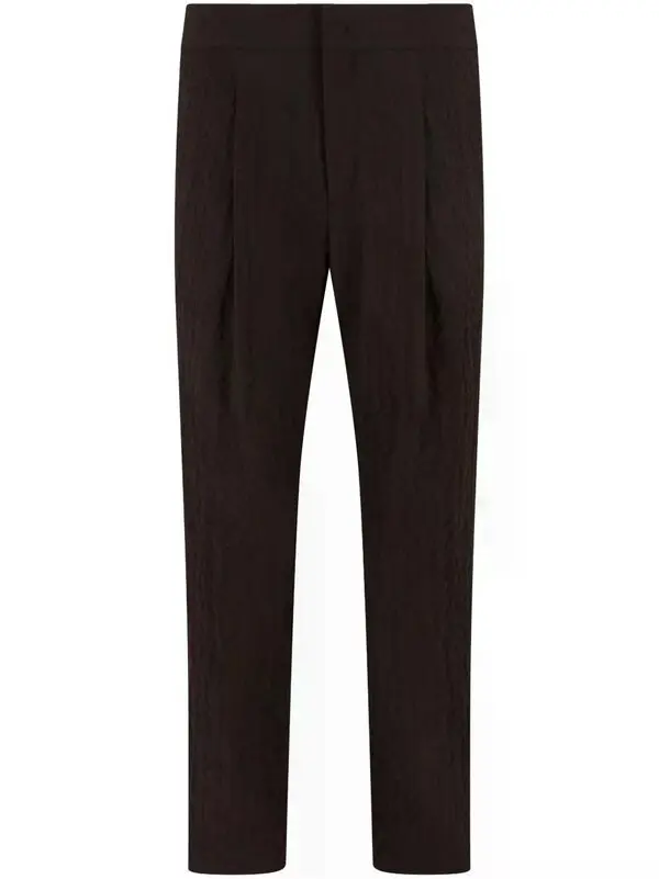Giorgio Armani Tapered Trousers - Brown
