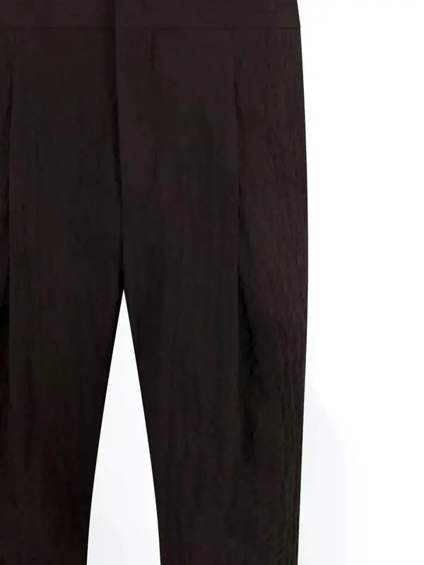 Giorgio Armani Tapered Trousers - Brown