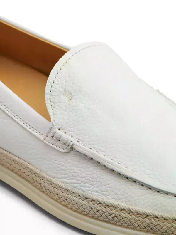 TOD'S Leather Loafers - White