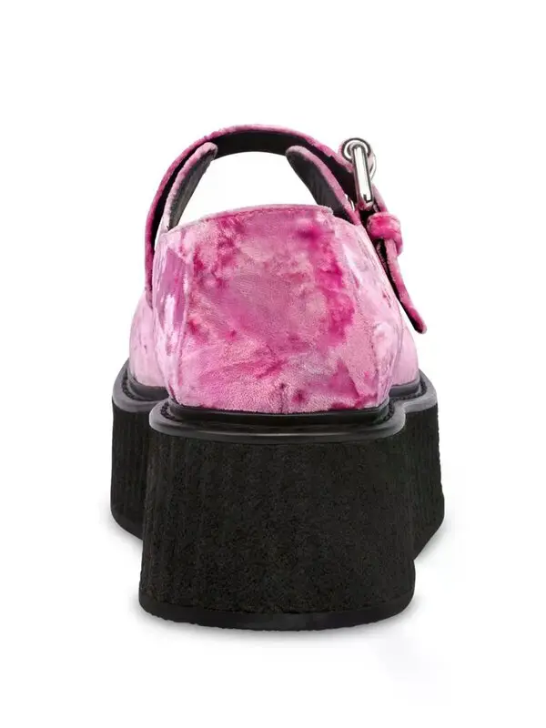 Moschino Velvet Loafers - Pink