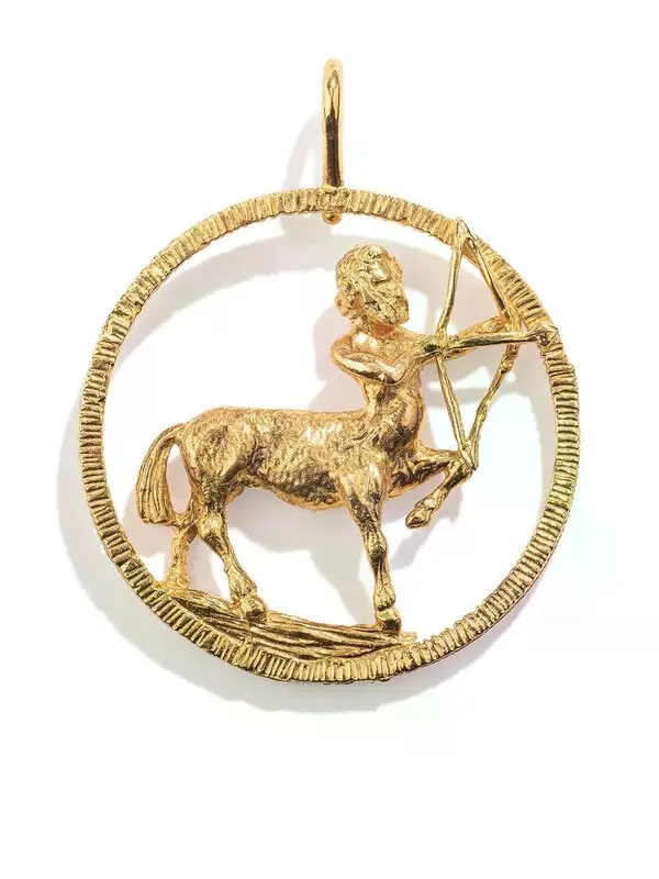 RENATO CIPULLO 18kt Yellow Sagittarius Pendant - Gold