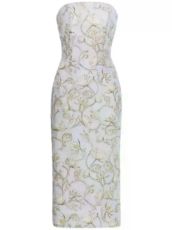 Agua Bendita Armonía Soledad Midi Dress
