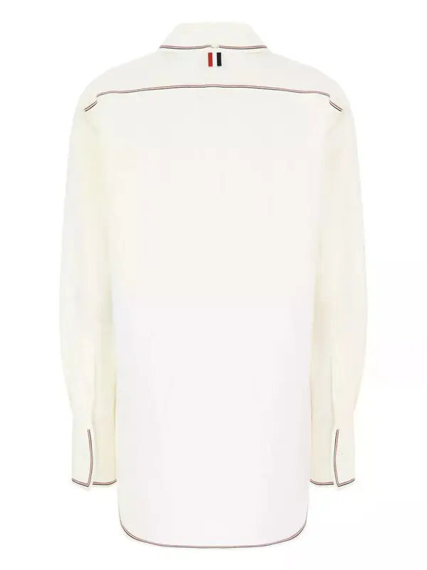 Thom Browne Striped-trim Shirt