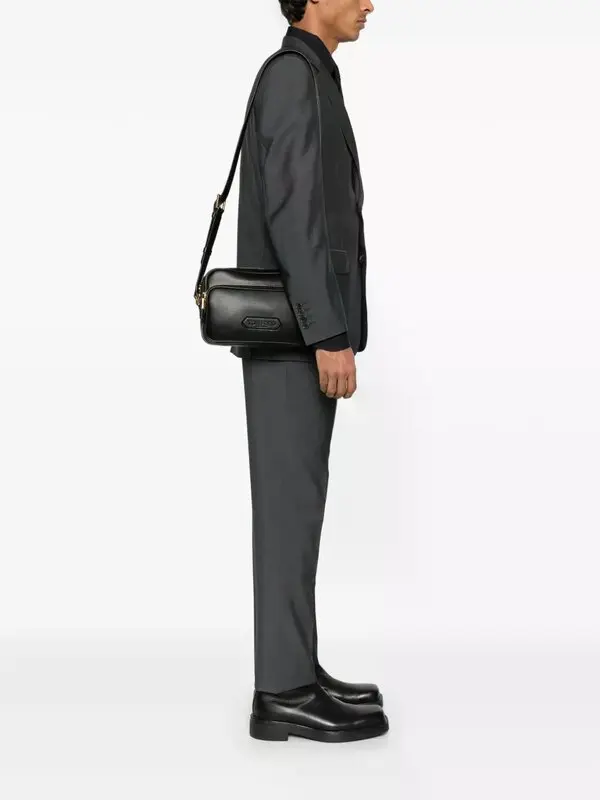 TOM FORD Leather Messenger Bag