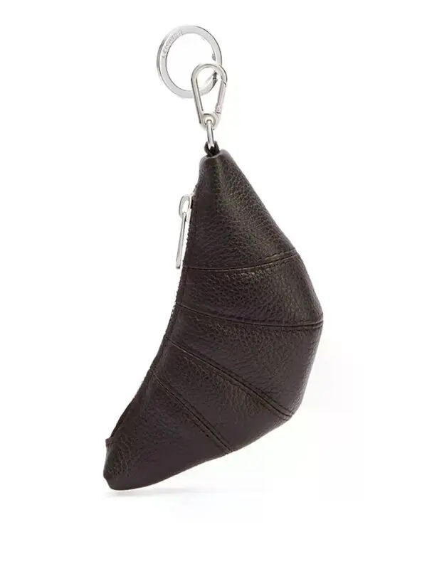 LEMAIRE Mini Croissant Keyring - Brown