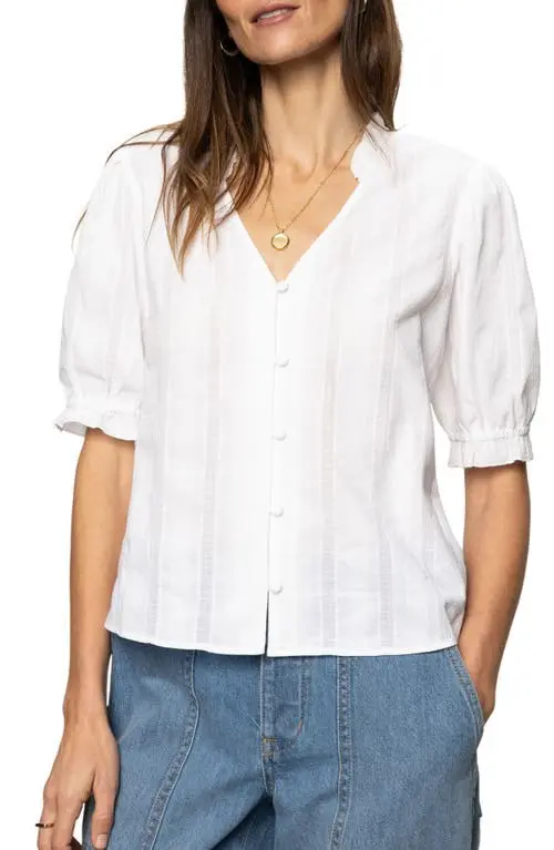 Sanctuary Cotton Button-up Top