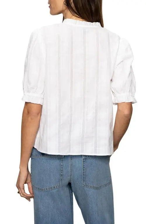 Sanctuary Cotton Button-up Top
