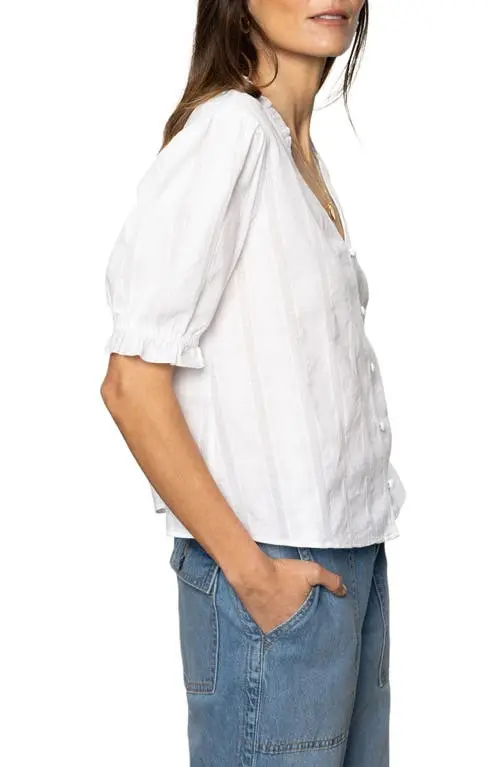Sanctuary Cotton Button-up Top