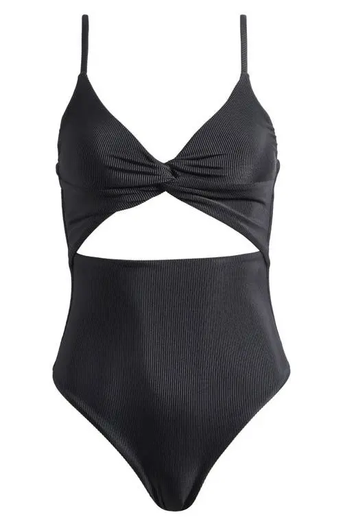 Beach Riot Annalisa Textured One-piece Swimsuit