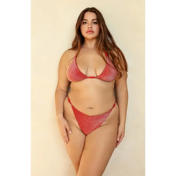 DIPPIN DAISY'S Bali Triangle Bikini Top - Flame