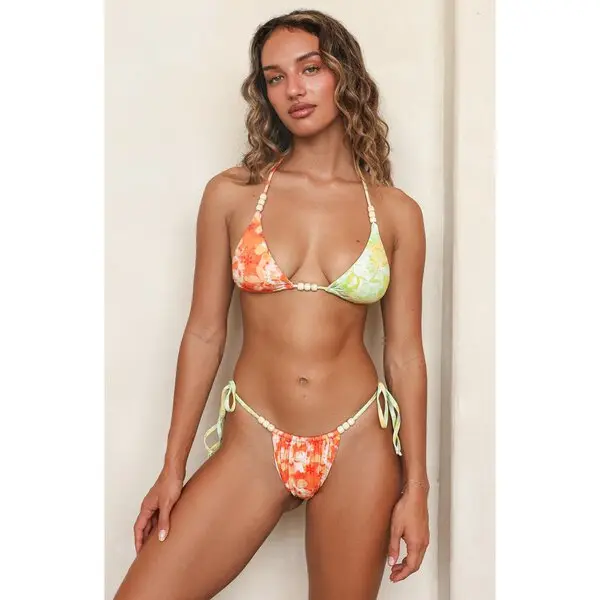 DIPPIN DAISY'S Bali Triangle Bikini Top - Mai Tai