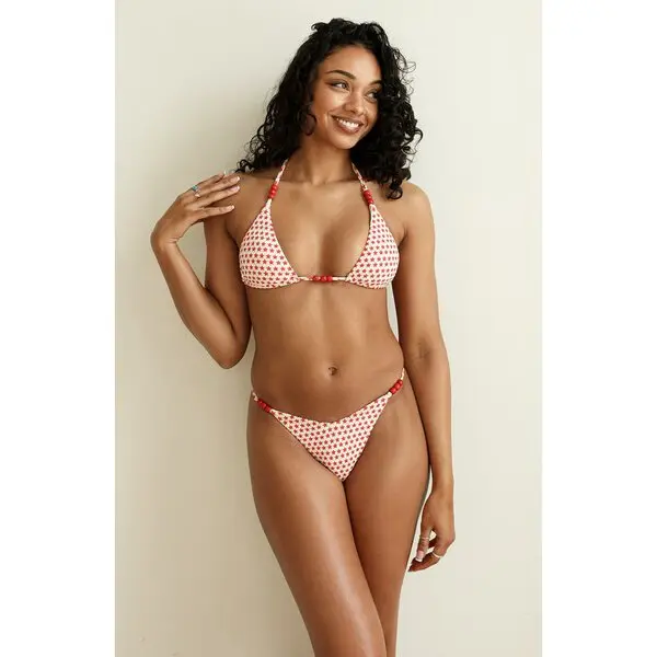 DIPPIN DAISY'S Bali Triangle Bikini Top - Rockstar