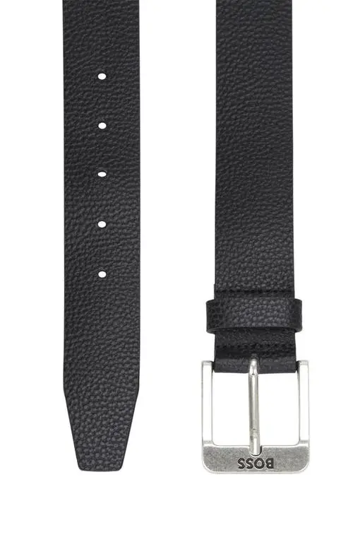 BOSS Jemio Pebbled Leather Belt