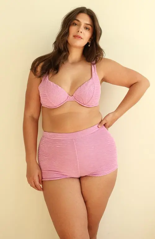 DIPPIN DAISY'S Farrah Elastic Waist Booty Short - Bloom