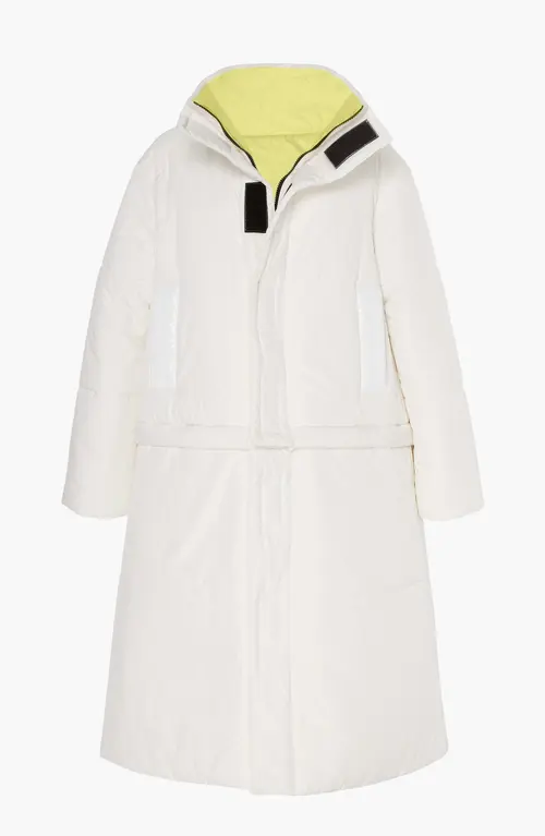 Caalo Reversible Convertible Down Coat - Off-white