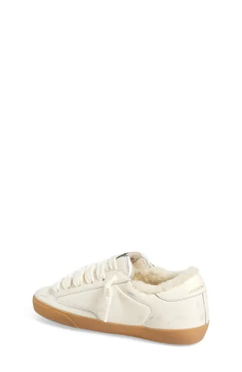 GOLDEN GOOSE Super-star Shearling-lined Sneakers