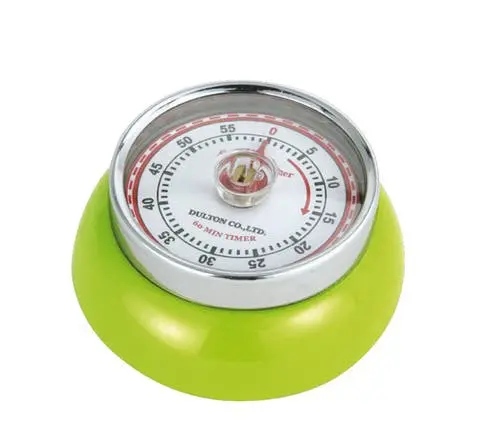 ZASSENHAUS Magnetic Retro 60 Minute Kitchen Timer - Kiwi