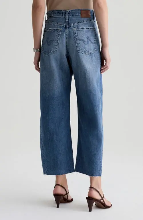 Ag Hattie High-rise Barrel Leg Jeans - Yellowstone