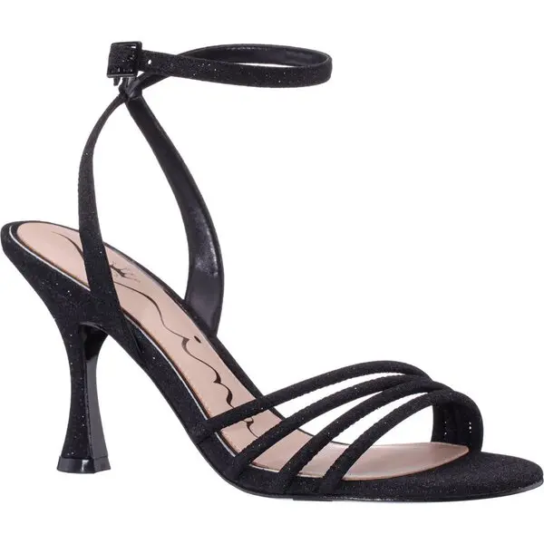 Nina Veruca Ankle Strap Sandals - Black