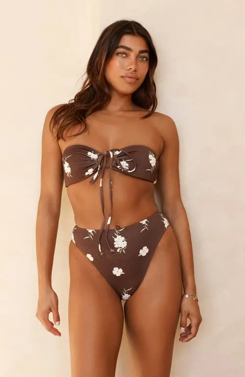 DIPPIN DAISY'S Seashore High Waist Cheeky Bikini Bottom - Enchanted