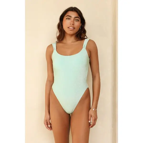 DIPPIN DAISY'S Lydia One Piece - Bleached Aqua