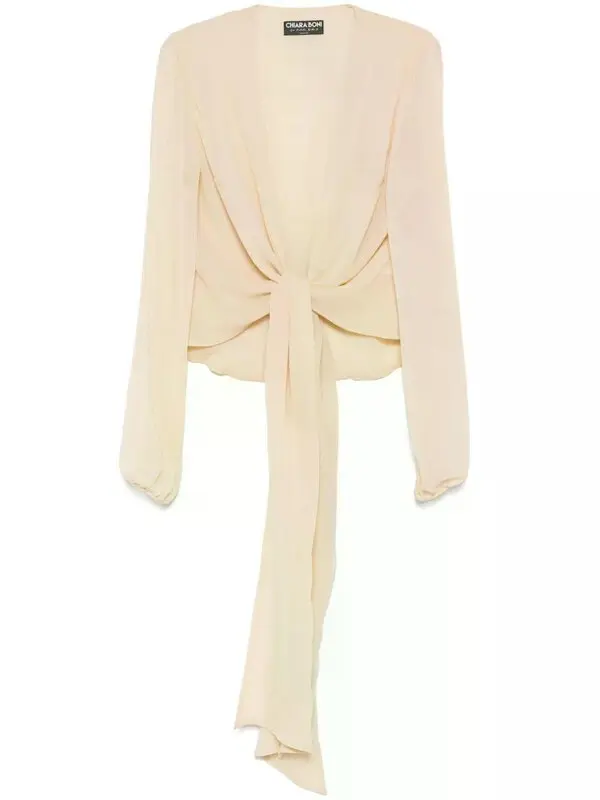Chiara Boni La Petite Robe Takao Blouse - Neutrals