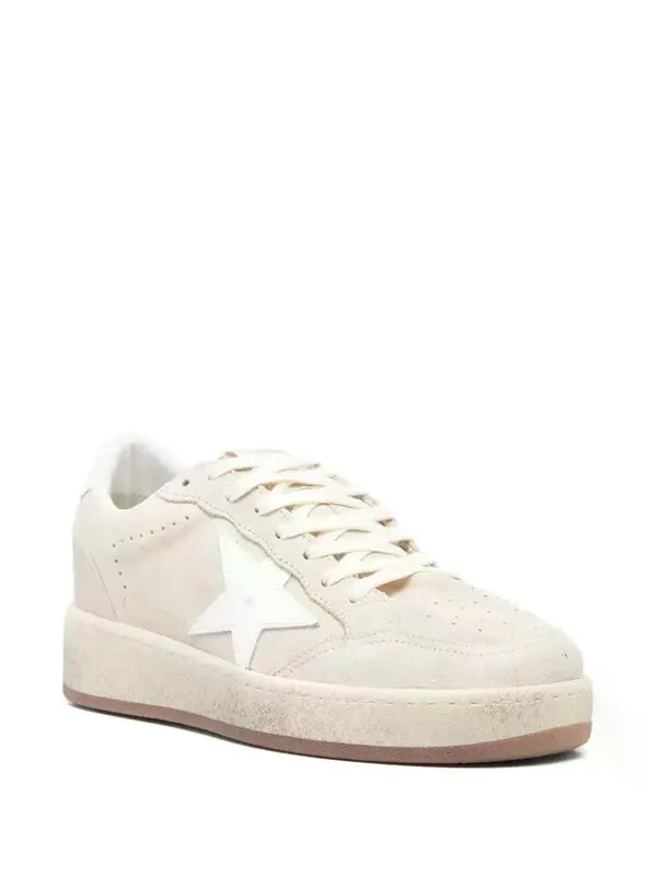 GOLDEN GOOSE Ball Star Sneakers In Suede - Neutrals