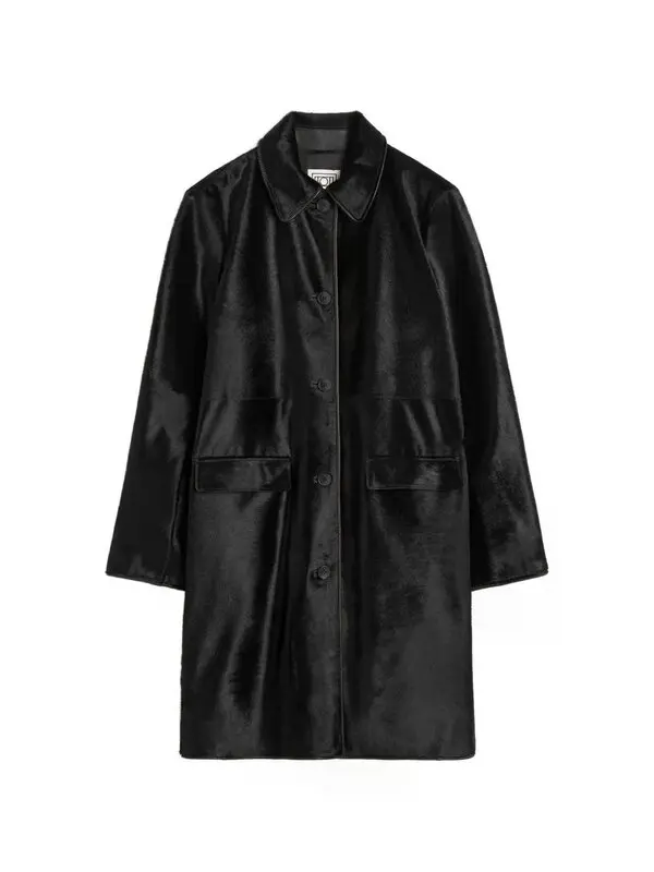 TOTEME Pony-hair Coat - Black
