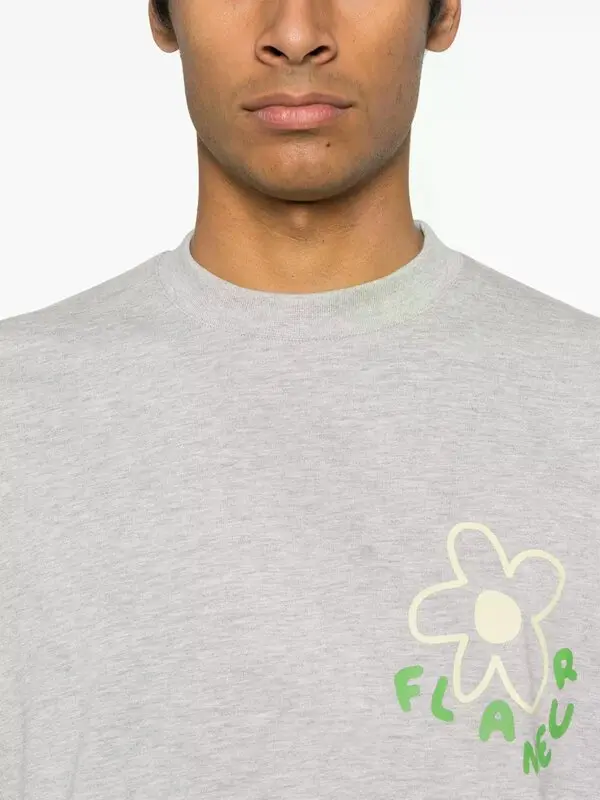 FLANEUR Blossom-print T-shirt