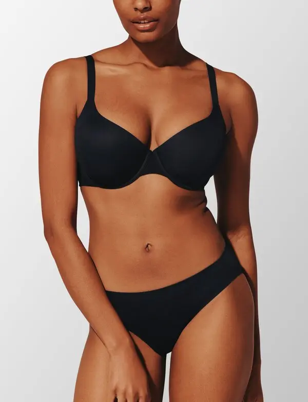 THIRDLOVE Comfortstretch Back Smoothing T-shirt Bra - Black