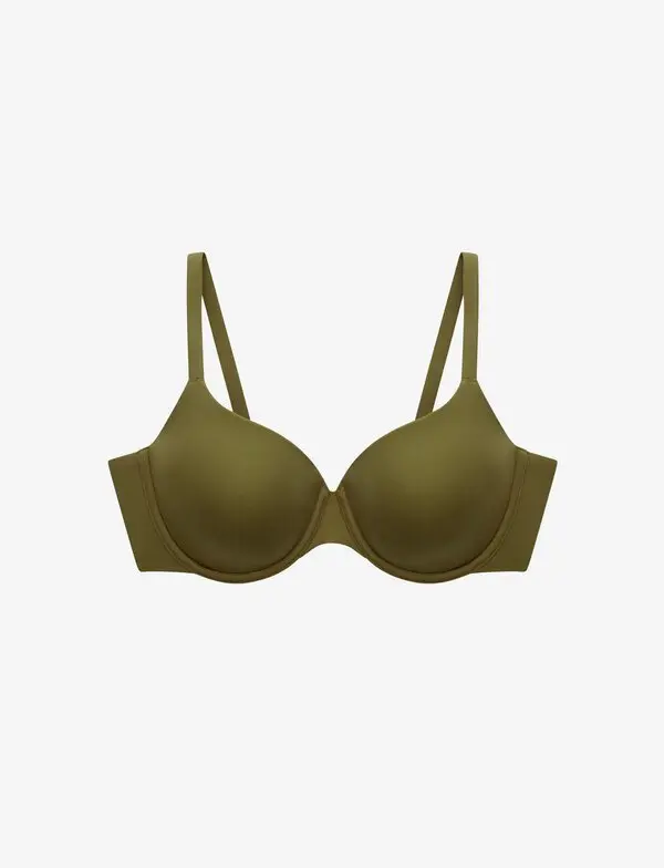 THIRDLOVE Comfortstretch Back Smoothing T-shirt Bra - Moss