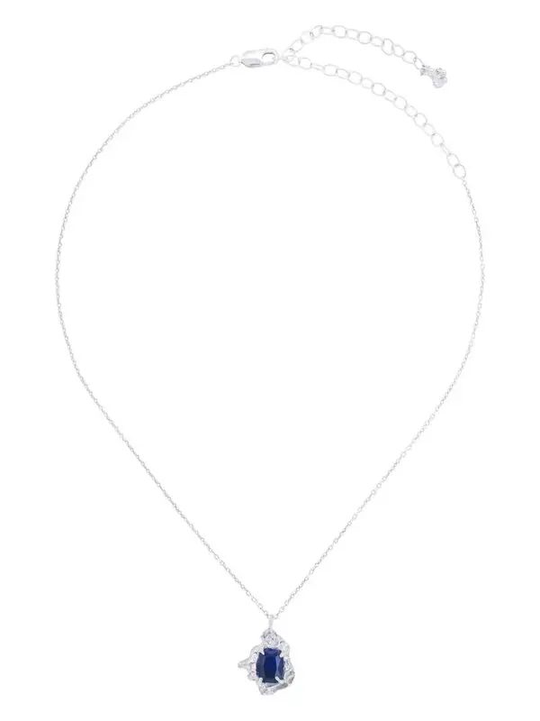 LOVENESS LEE Leana Sapphire Necklace - Silver