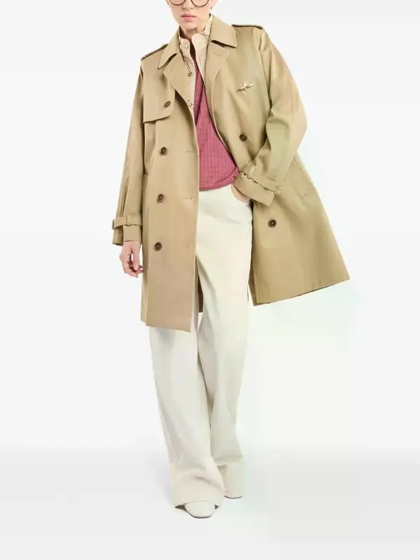 FAY Cotton Trench Coat