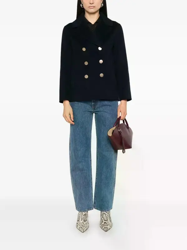 Max Mara Margot Pea Coat - Blue
