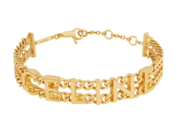 Celine Brass Bracelet - Gold