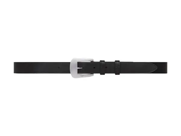 Celine Medium Marco Vintage Calfskin Belt - Black