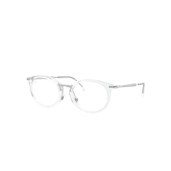 Ray-ban Oval Eyeglasses Frame - Silver
