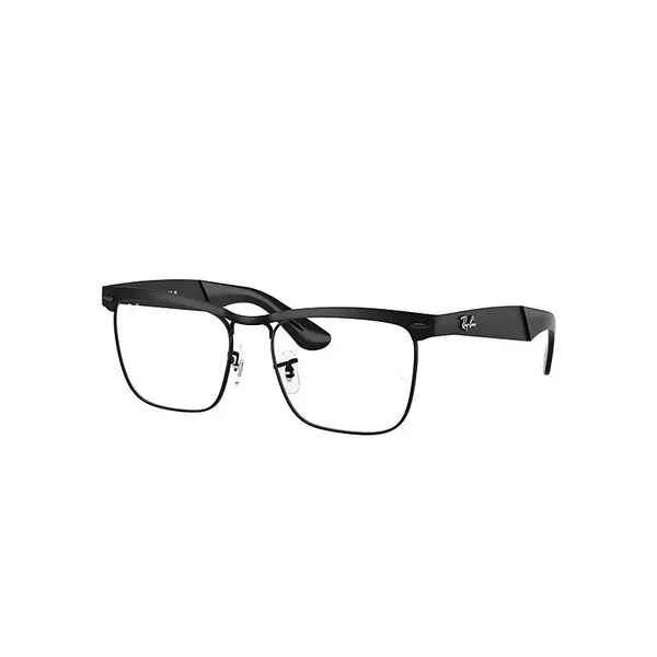 Ray-ban Wayfarer Deluxe Optics Eyeglasses With Square Frame - Matte Black
