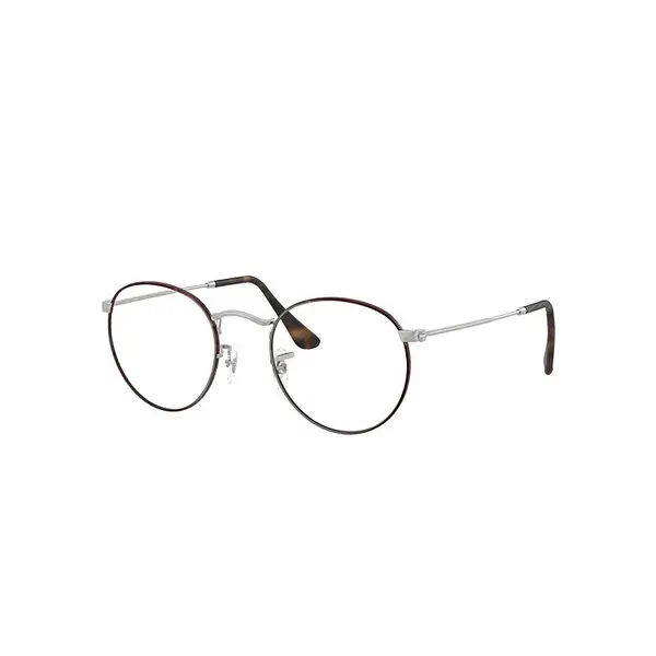 Ray-ban Round Metal Optics Eyeglasses Frame - Matte Silver