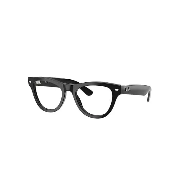 Ray-ban Optics Eyeglasses Frame With Clear Lenses - Black