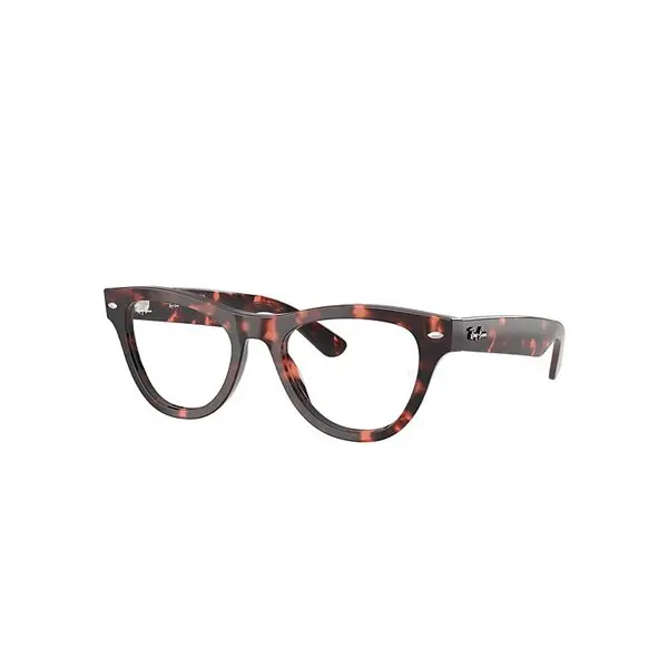 Ray-ban Optics Eyeglasses Frame With Clear Lenses - Pink Tortoise