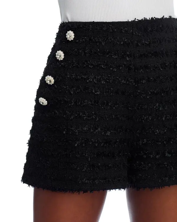 Aqua Tweed Shorts