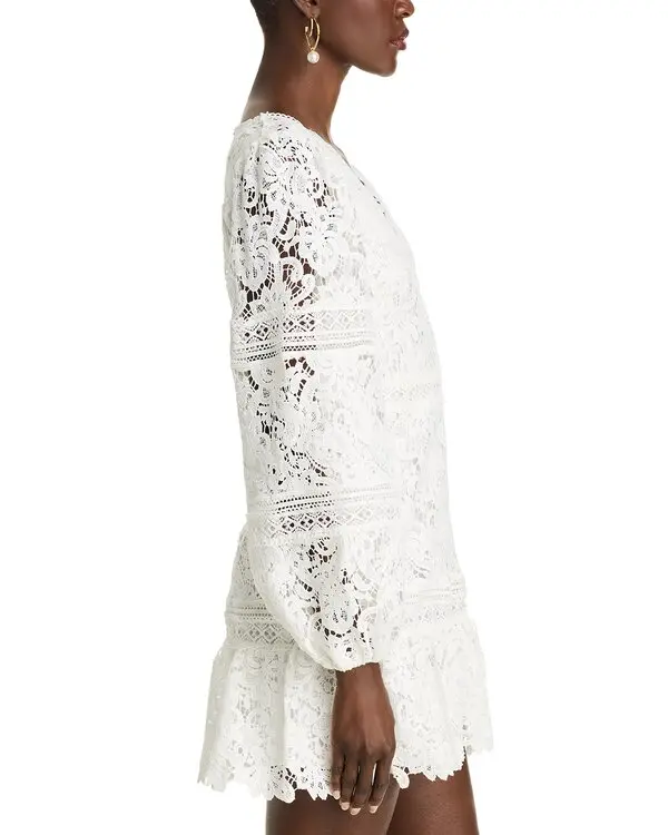 Aqua Lace Inset Dress