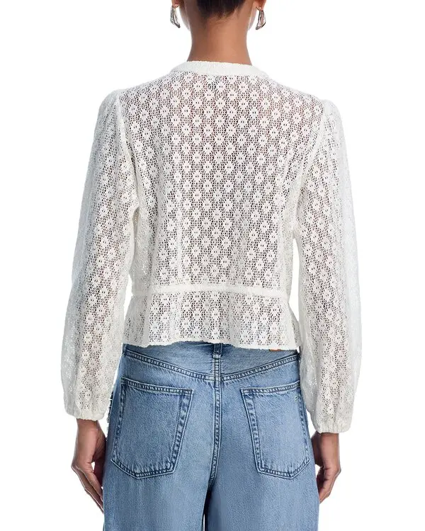 Aqua Lace Blouse