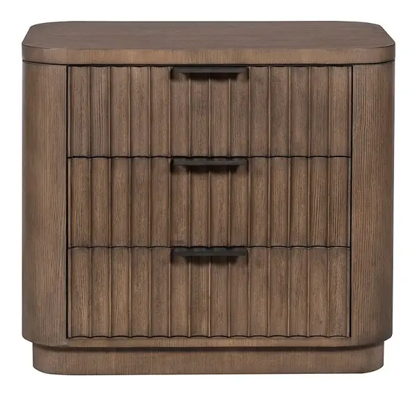 VANGUARD FURNITURE Grandhaven Fluted Large Nightstand - Ash
