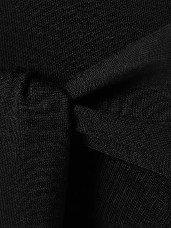 LEMAIRE Tie-detailed Wool-blend Tank