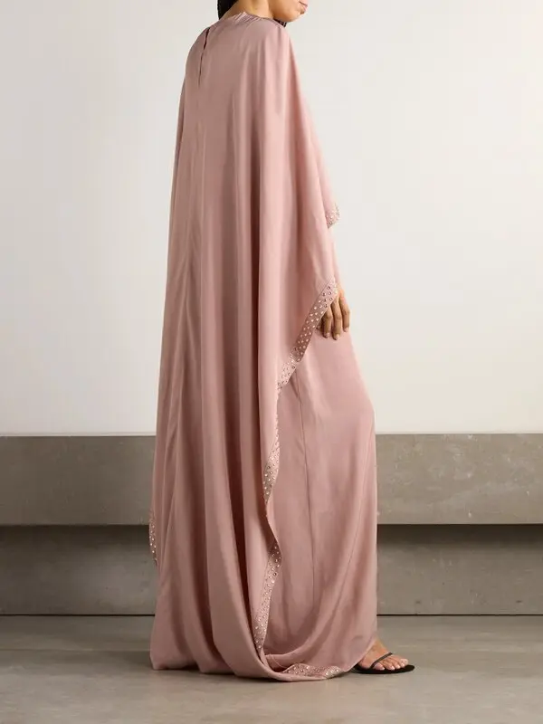 Stella McCartney Cape-effect Crystal-embellished Gown