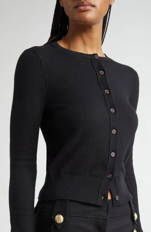 Derek Lam 10 Crosby Thibeaut Cotton & Cashmere Cardigan - Black