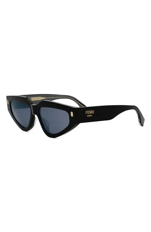 Fendi Roma 54mm Geometric Sunglasses